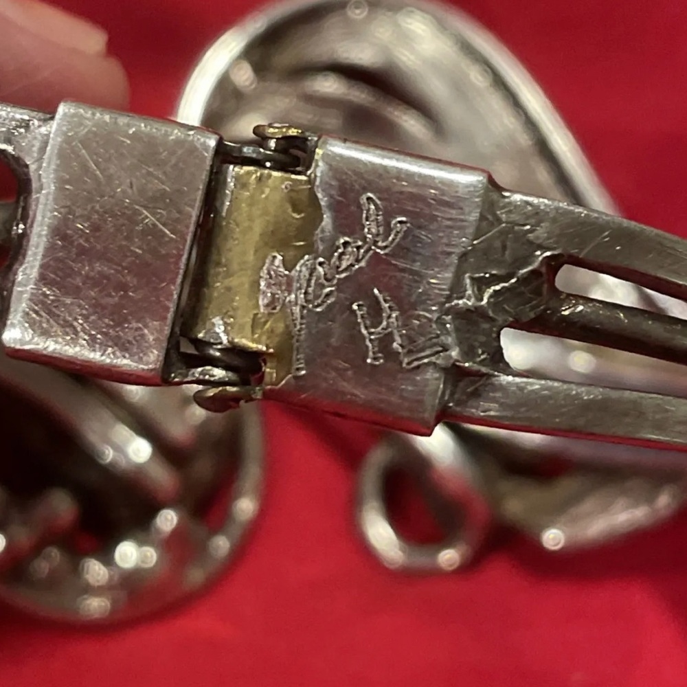 Early Rare Studio Brutalist Jacob Hull Bracelet And R… - Gem